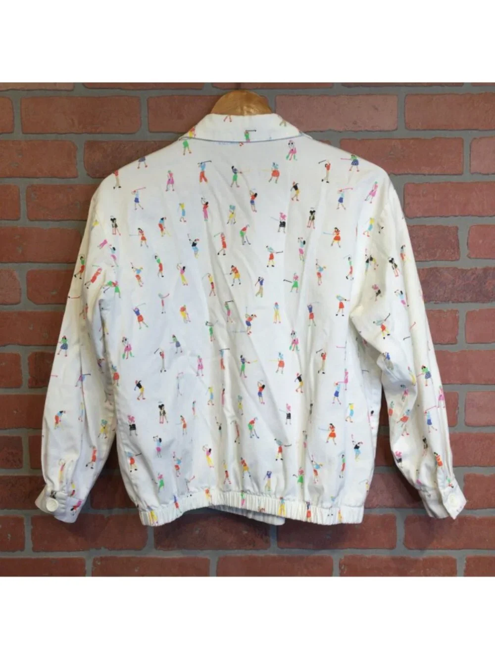 Ken Done | Jackets & Coats | Vintage Ken Done Women Golf Print Bomber ...